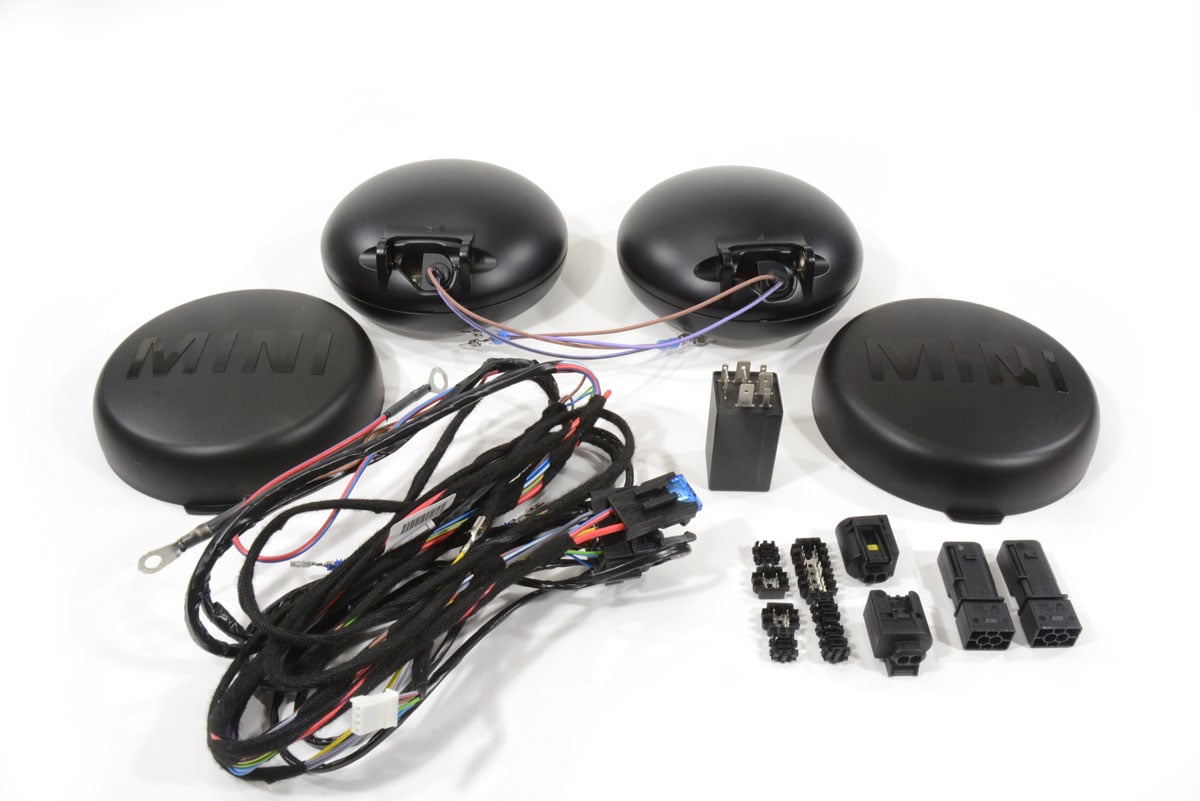 MINI Cooper Driving Light Kit with Brackets + Grill: Countryman ...
